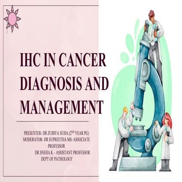 Ihc In Cancer Diagnosis Pptx