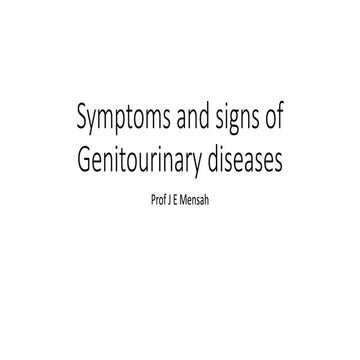 Signs and Symptoms of Genitourinary diseases 20Diseases.pptx