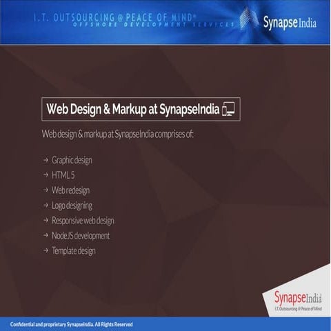 SynapseIndia Technologies & web design | PPT