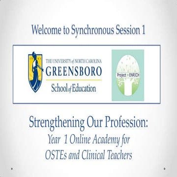 Synchronous Session 1 | PPT