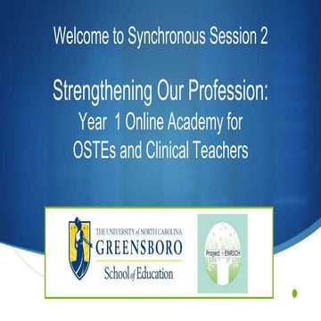 Synchronous Session 2 PowerPoint | PPTX | Educational Assessment | Education