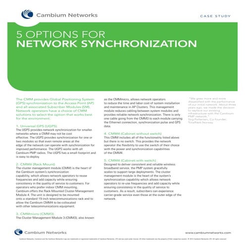 Synchronization 5 options | PDF