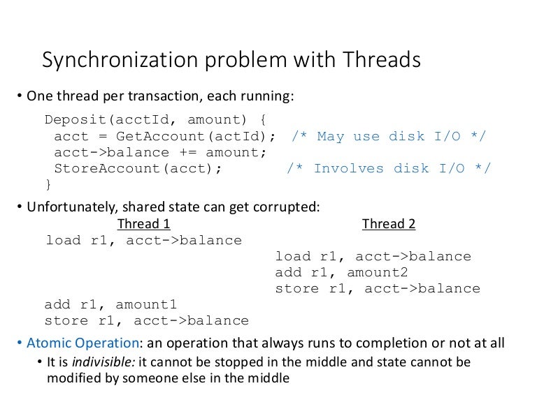Synchronization Problem With Threads 0125