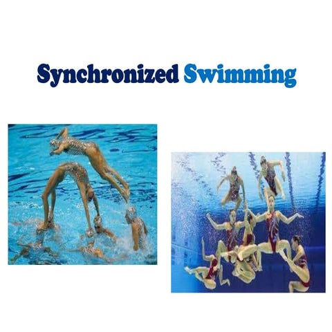 Synchronized swimming | PPTX