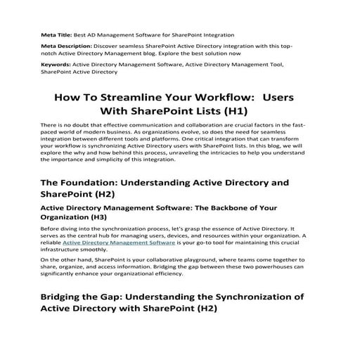Best Active Directory Management Tools Asign2 Pdf