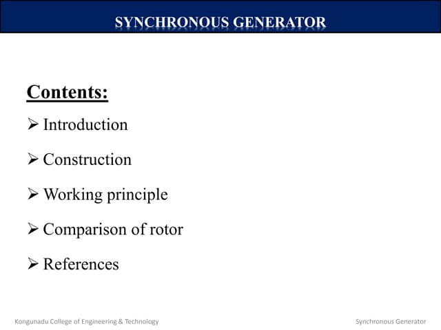 Comparison Between Salient Pole And Cylindrical Pole Rotor Day 17 Simple Trick Synchronous