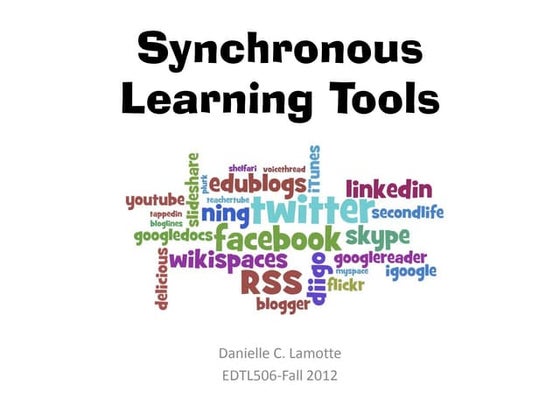 Synchronous and asynchronous tools1 | PPTX