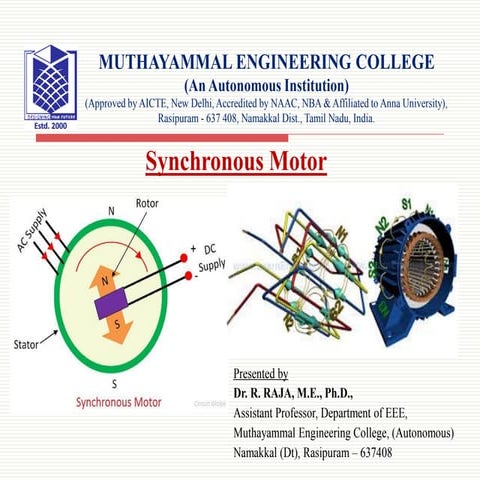 Synchronous Motor | PDF