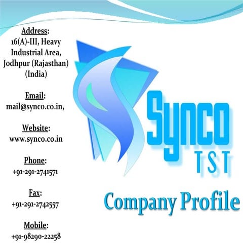 Synco Industries Limited | PPT