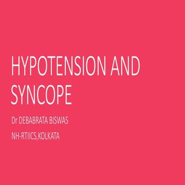 The evaluation and guideline directed treatment of syncope.pptx