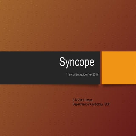 A short over view about syncope and keys | PPT
