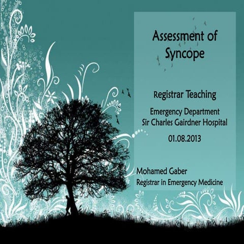 Syncope ppt | PPTX