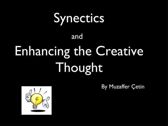 Synectics: Idea Generation Technique | DOC