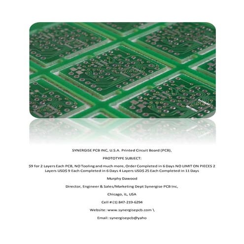 Synergise pcb inc | DOCX