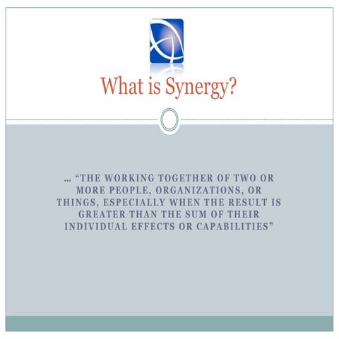 Success with Synergy | PPTX