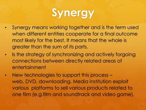 Synergy | PPT