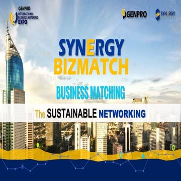 Synergy bizmatch network presentation 2018 Bahasa Indonesia | PPTX