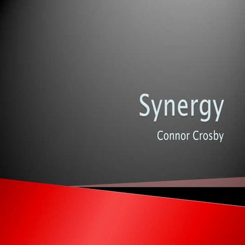 Synergy Powerpoint | PPTX | Mergers and Acquisitions | Business Banking ...