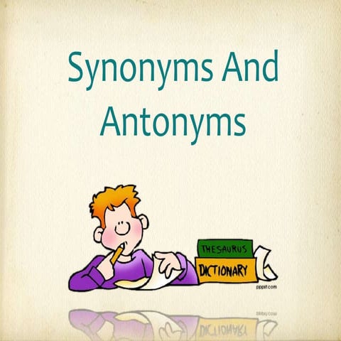 Synonyms | PPTX