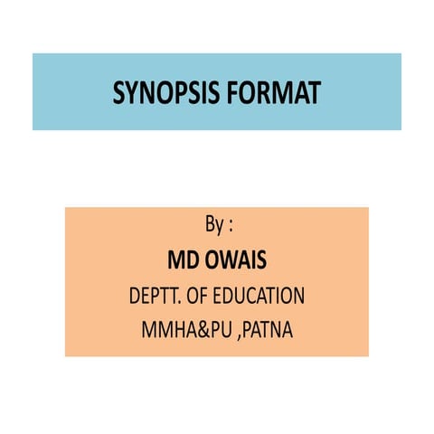 How to write a medical synopsis.pptx