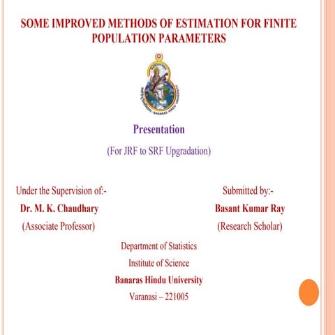 Calibration Approach For Parameter Estimation Pptx