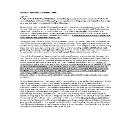 Synopsis First draft | PDF