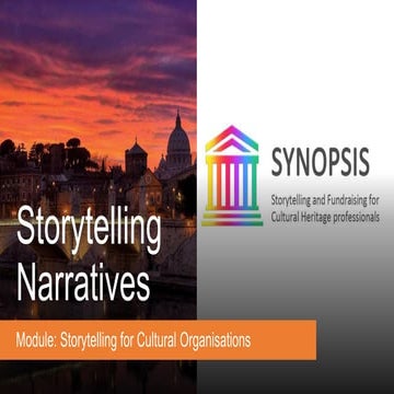 Hum@n Project: Digital Storytelling module: Storytelling narratives | PPTX