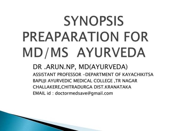 How to write a medical synopsis.pptx