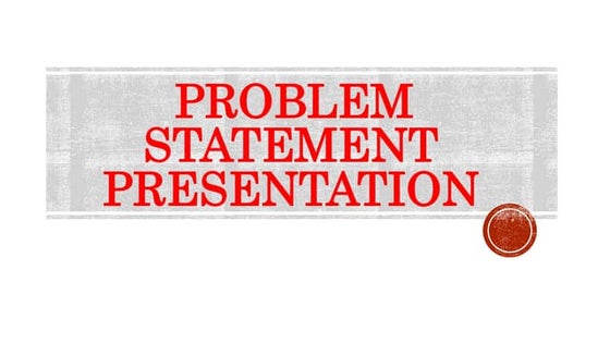 OBG Research | Obstetrical Gynecology | Problem statements | PPTX ...