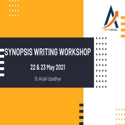 Synopsis writing workshop.22.05.2021
