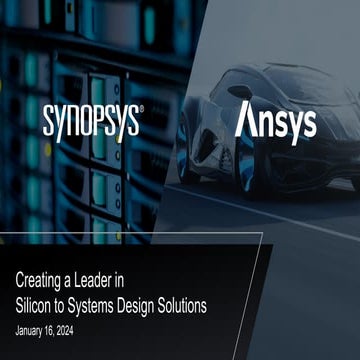 Synopsys and Ansys Acquisition_FINAL.pdf