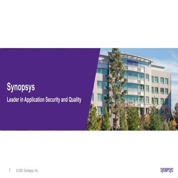 Synopsys_site.pptx | Computer Software and Applications | Computing