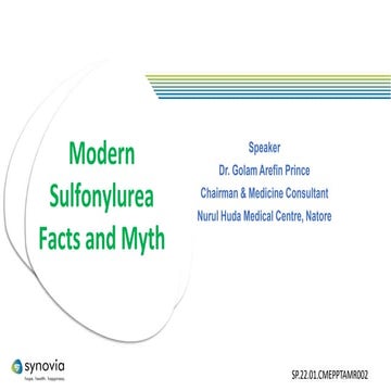 Synovia Modern Sulfonylurea Facts and Myths.pptx