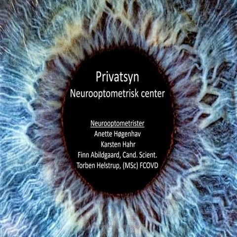 Syn, øjne og hjernerystelse med Greve Fysioterapeuter | PPT