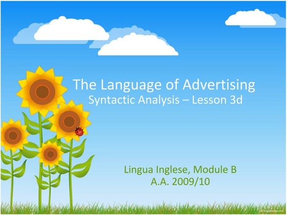 Lesson2 advertising-persuasive language-techs | PPT