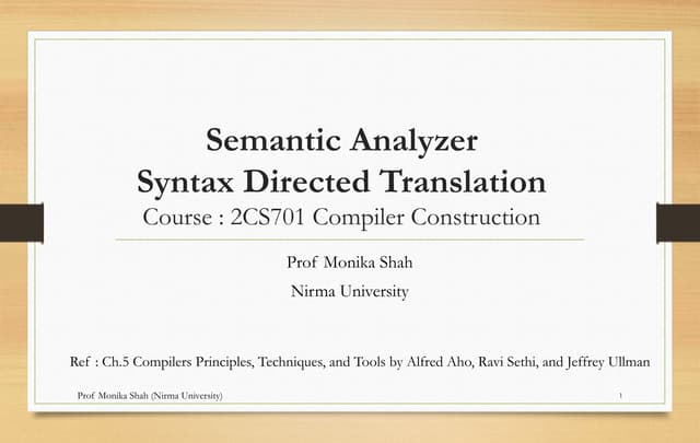 Compiler Design UNIT III PPT (SDD, SDT).pdf