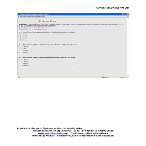 Syntel model placement paper 2 | PDF