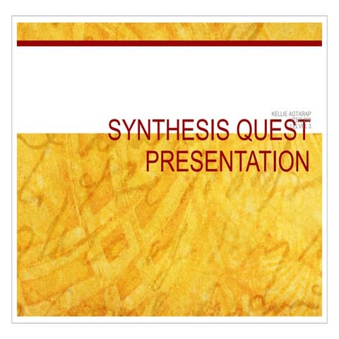 Synthesis | PPT