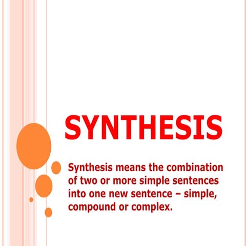 Synthesis of sentence rules with example. | PDF