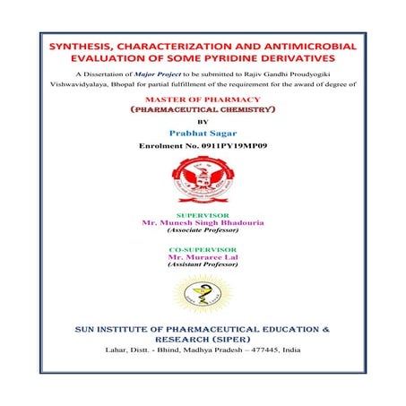 SYNTHESIS, CHARACTERIZATION AND ANTIMICROBIAL EVALUATION OF SOME PYRIDINE DERIVATIVES.pdf