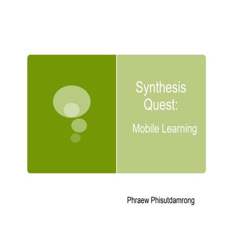 Synthesis mobile slides | PPT