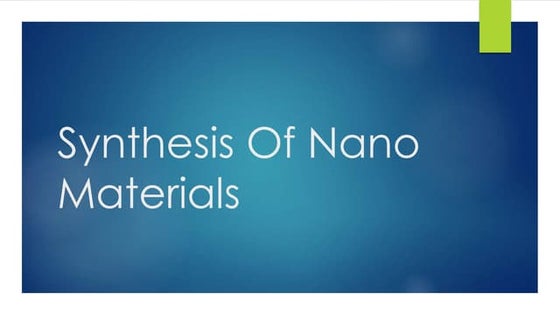 Nano Ball Milling | PPT