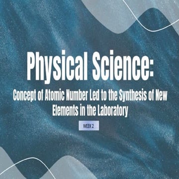 SYNTHESIS OF NEW ELEMENTS IN THE LABORATORY.pptx