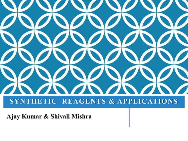 Retrosynthesis | PPTX