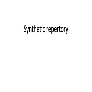 Synthetic repertory a detail discription.pptx