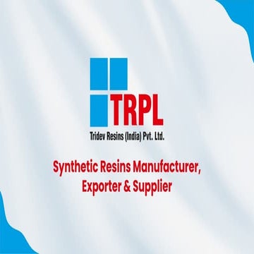 Synthetic Resins Manufacturer, Exporter & Supplier | PPT