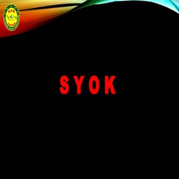 SYOK.pptx. Pemahaman syokhdhdhdhdhdhdhdhdhdhjdj | PPT