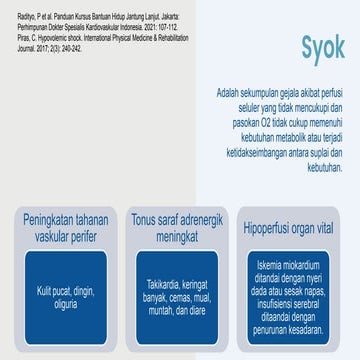 penjelasan mengenai syok hipovolemik ppt | PPTX