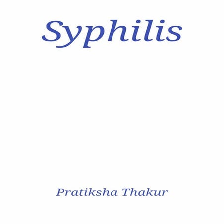 Syphilis | PDF