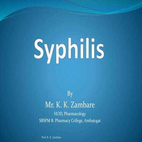 Syphilis | PPTX